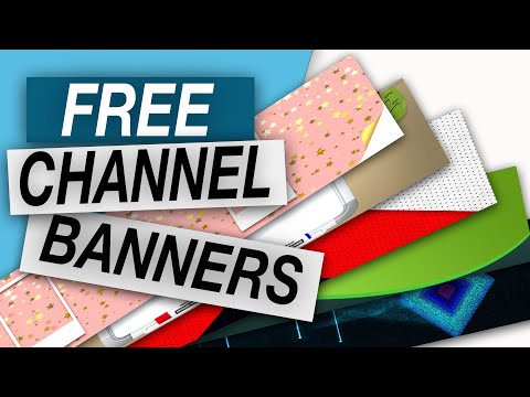 FREE YouTube Banners Templates With NO TEXT 2022 FREE DOWNLOAD