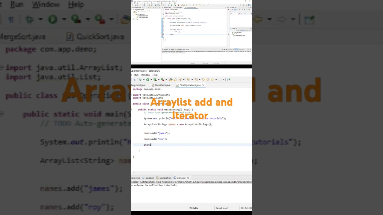 #java #javacodinginterviewquestions #arraylist How to add and iterate elements in arraylist