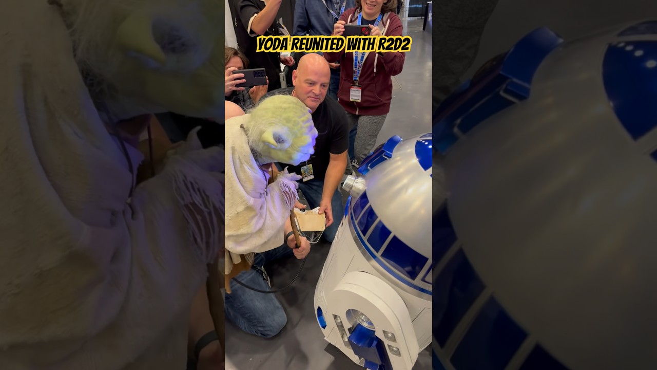 Yoda is reunited with R2D2