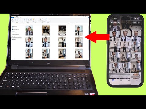 How to transfer photos from iPhone to laptop