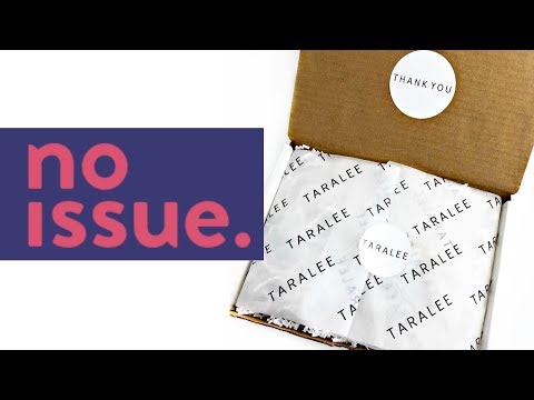 NO ISSUE REVIEW - Custom Tissue Paper & Stickers Ι TaraLee
