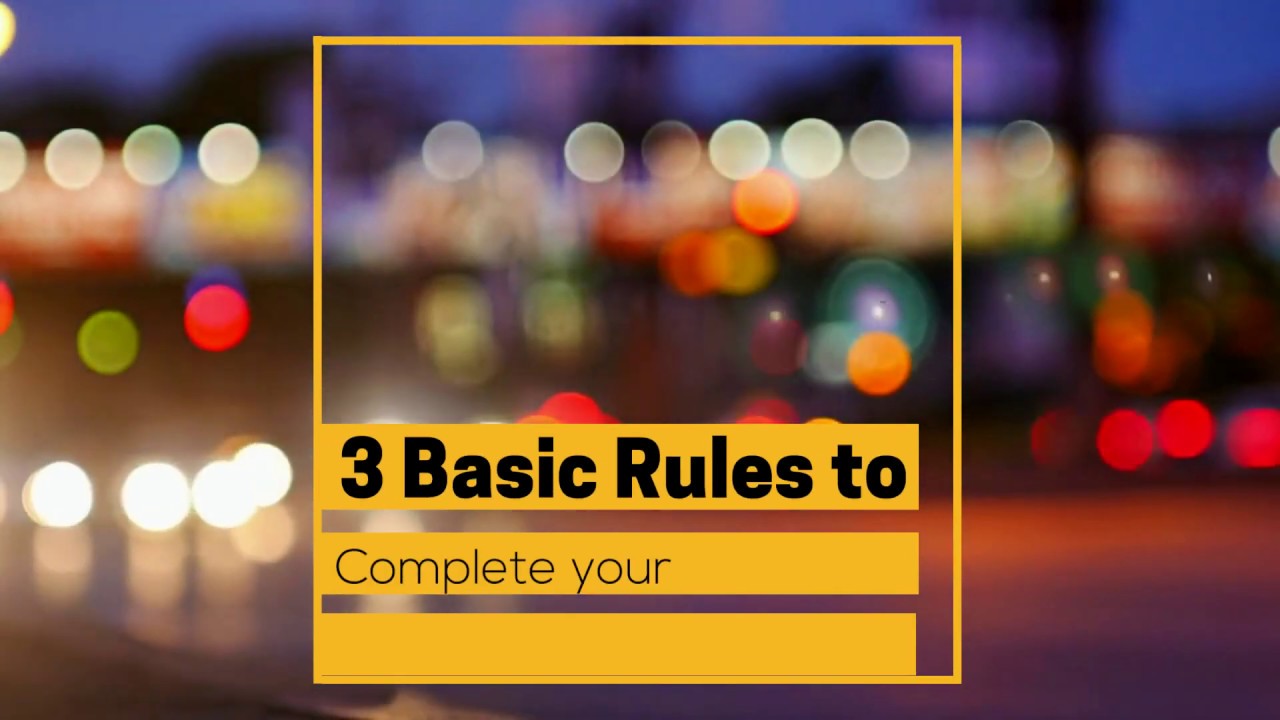 3 basic rules interlock program