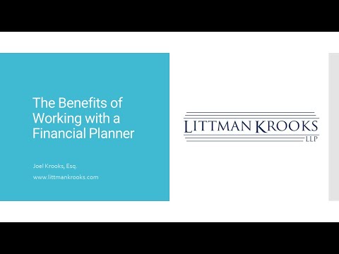 The Benefits of Working With a Financial Planner