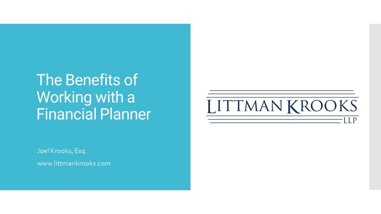 The Benefits of Working With a Financial Planner