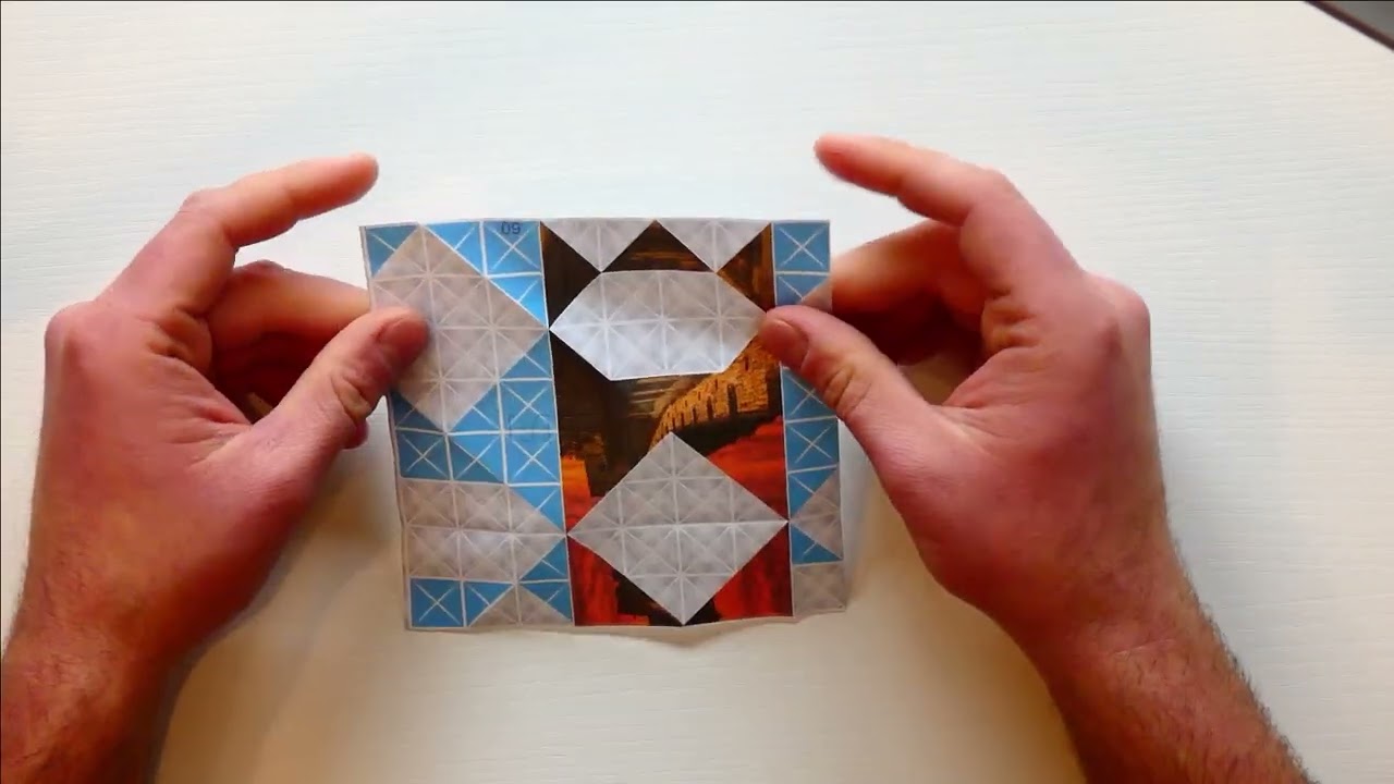 Foldology Origami Puzzles - Solution for #60