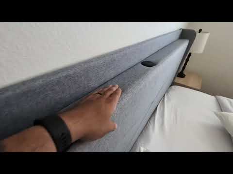 LEMBERI King Size Bed Frame with Storage Headboard, Upholstered Platform Bed Frame Review
