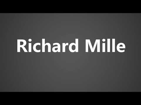 How To Pronounce Richard Mille