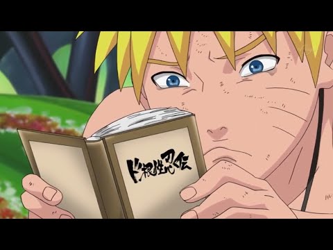 Naruto cried while reading Jiraiya's book, Naruto silently practiced Rasenshuriken With Sage Mode