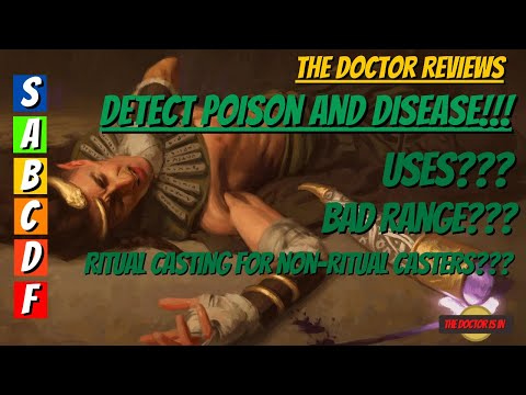 Are There Uses For The First Level Spell Detect Poison and Disease in Dungeons and Dragons 5E
