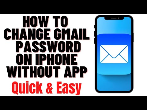 HOW TO CHANGE GMAIL PASSWORD ON IPHONE WITHOUT APP