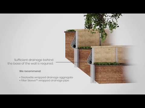 Strol | SureWall Retaining Wall Joiner Post 450mm Galvanised | Mitre10