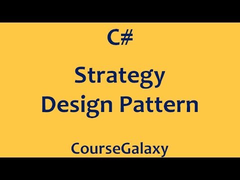 Strategy Design Pattern In C#