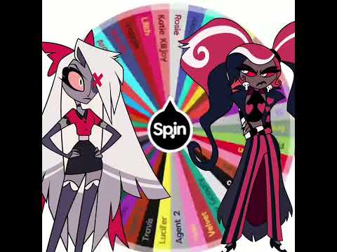 Hazbin Hotel and Helluva Boss Elimination Wheel Part 9 #helluvaedit #hazbinhoteledit