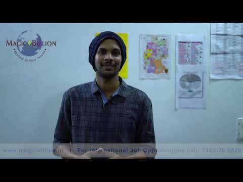 Magic Billion Candidate Speak: Abhijit C