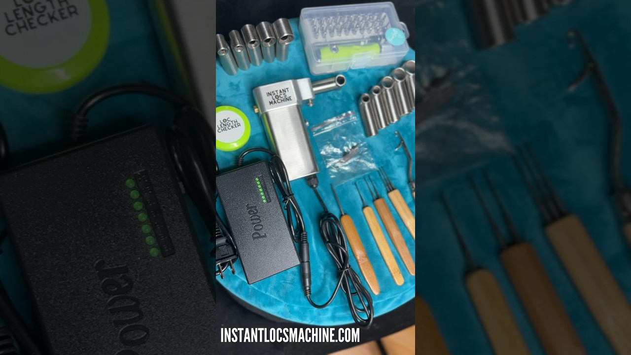 Instant Loc Machine Makes Loc Extensions #DreadlockMachine InstantLocMachine.com