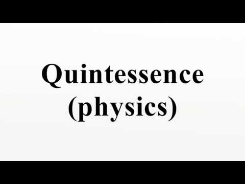Quintessence (physics)