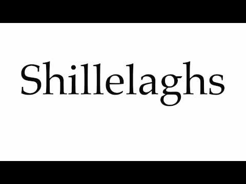 How to Pronounce Shillelaghs