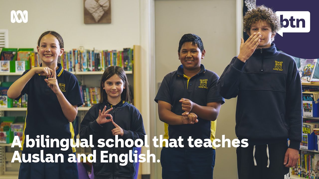 Auslan School - Behind the News