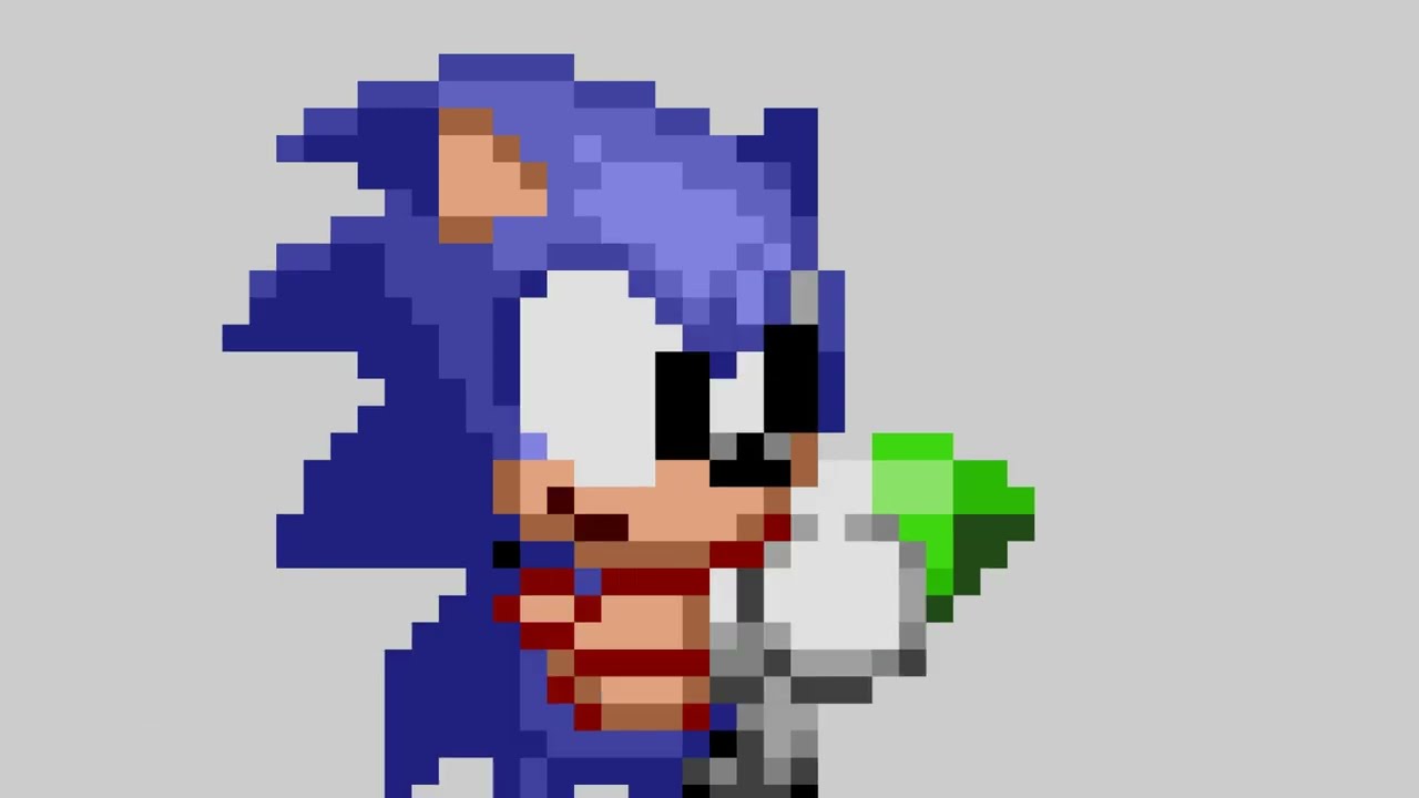 Sonic Frontiers Chaos Emerald Dance Sprite Animation