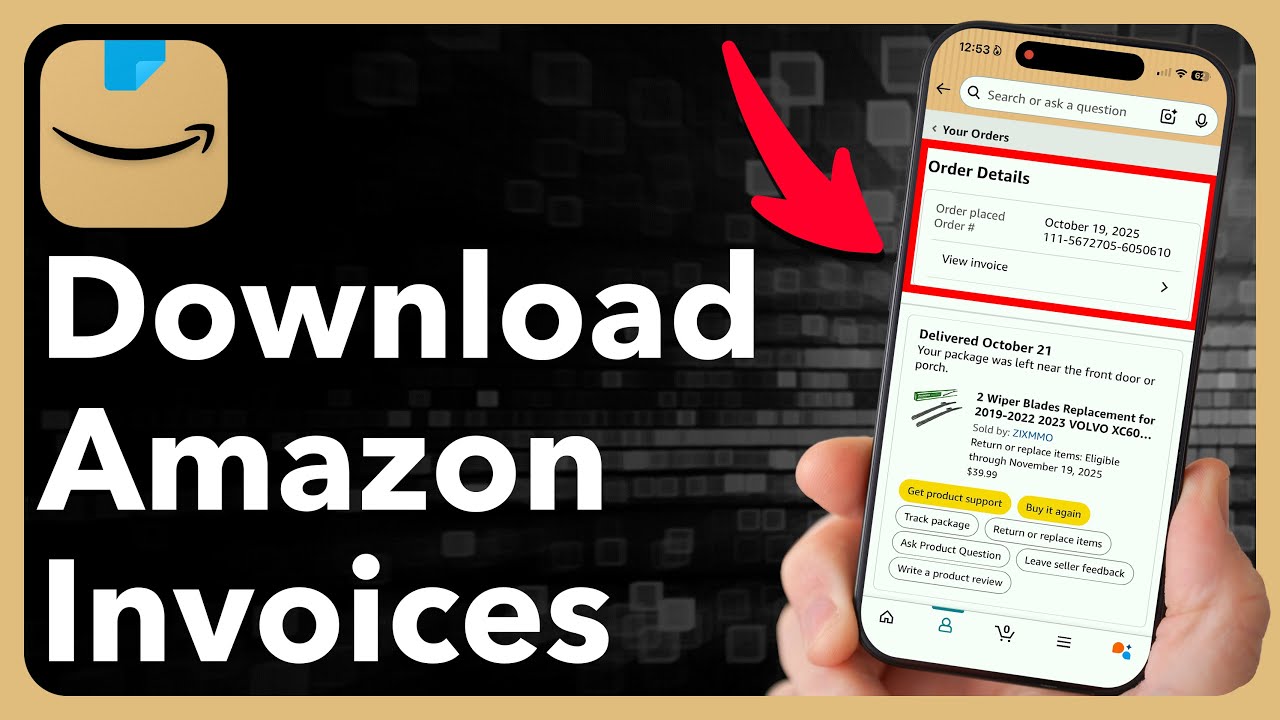 How To Download Invoices From Amazon