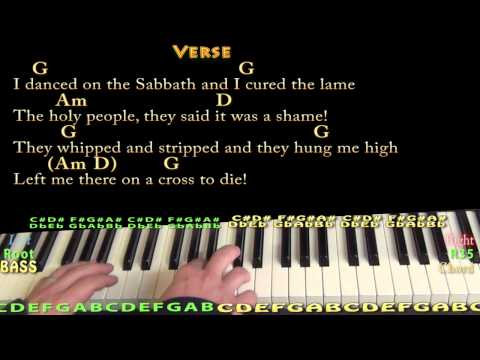 Lord of the Dance (HYMN) Piano Cover Lesson in G with Chords/Lyrics