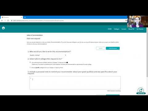 How to Request Letters of Recommendation on Naviance