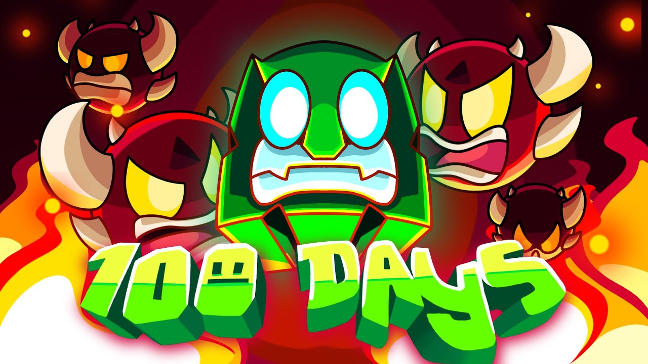 I Survived 100 Days of Extreme Demons: A Journey Through Geometry Dash ...
