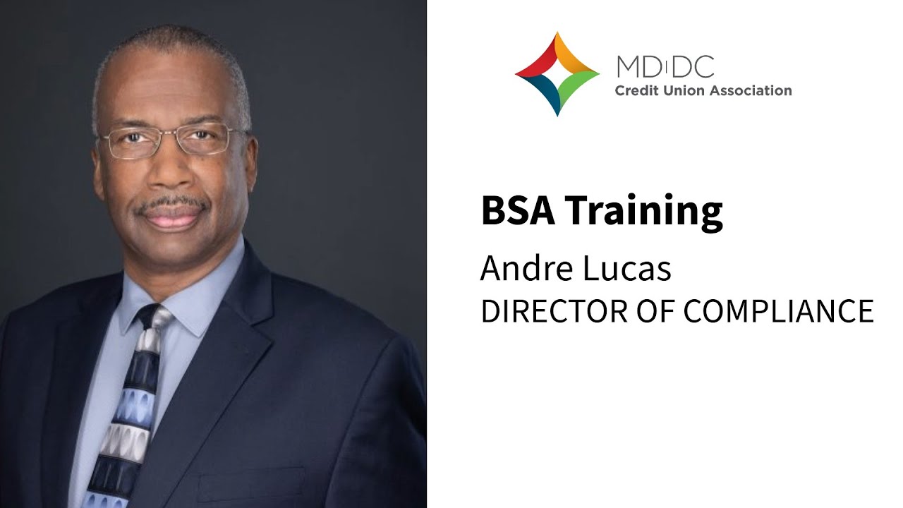 BSA Training with MD|DC Credit Union Association