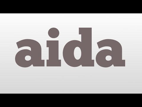 aida meaning and pronunciation