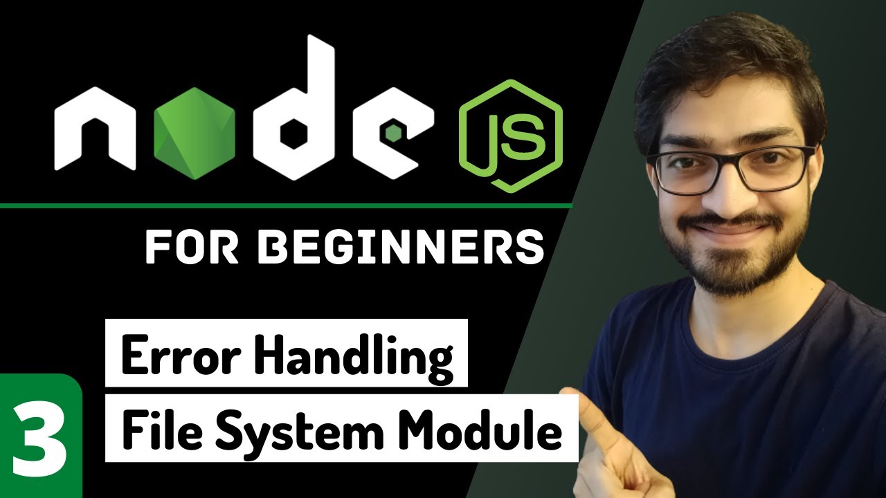Error Handling In Node.js | File System & Path Module | Node.js Tutorial for Beginners #3