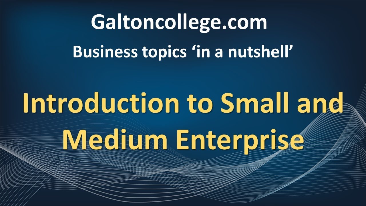 Introduction to Small and Medium Enterprise