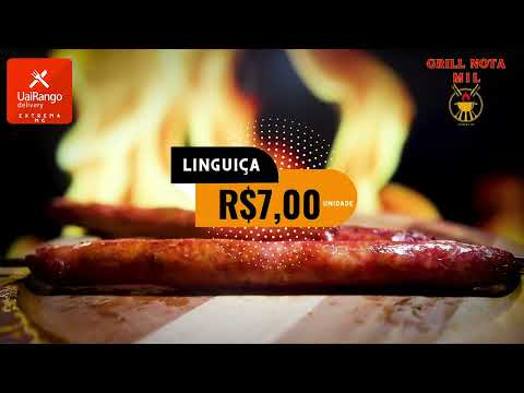 Espeto de Linguiça - Grill Nota Mil Extrema MG