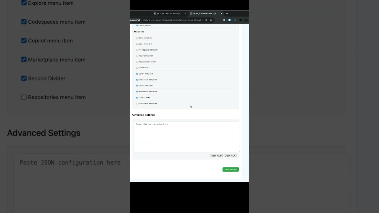 git.organized Customize the github layout!
