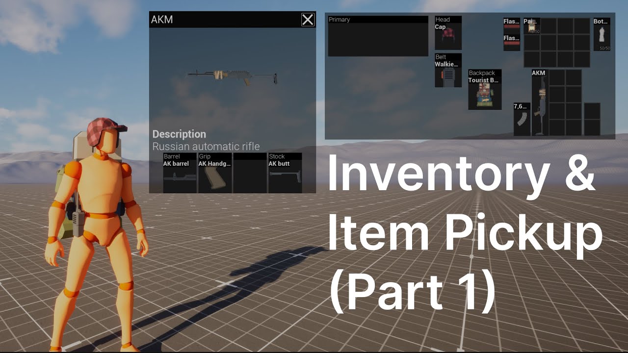 Grid Inventory System Tutorial – Inventory & Item Pickup (Part 1)