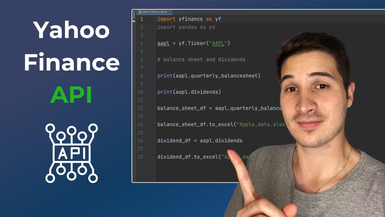 How to Use the Yahoo Finance API in Python & Excel