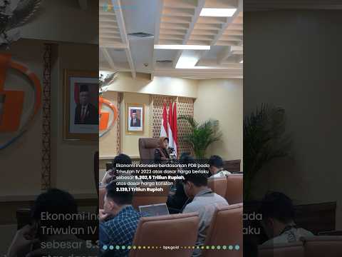 Potret Ekonomi Indonesia Tahun 2023 #CintaData #RilisBPS #DataBPS