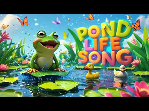 POND LIFE SONG | FUN Animal Sounds & Learning for KIDS