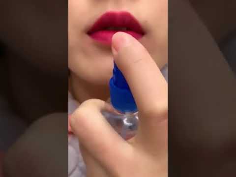 Mixing πLipsticks Into Clear Slime Satisfying Slime ASMR Video #hotlipstick #hot_status #lipsmakeup