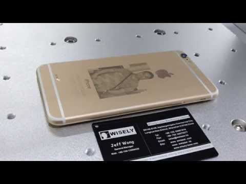 iPhone 6 Plus Laser Engraving by Wisely Laser Engraving Machine