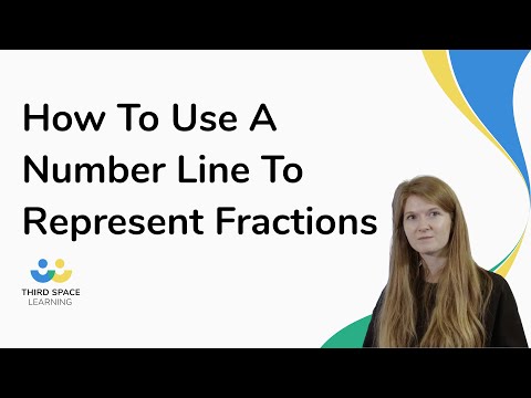 How To Use A Number Line To Represent Fractions | Maths Hub | Third ...