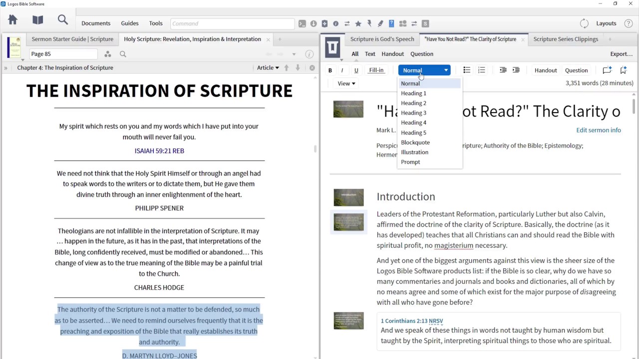 Sermon Scenario Tutorial