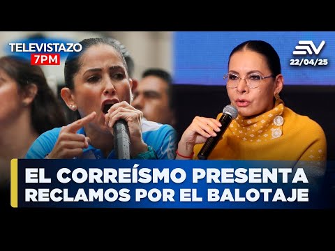 Resultados Elecciones 2025: El correísmo presentó cuatro reclamos | Televistazo 7PM #ENVIVO🔴
