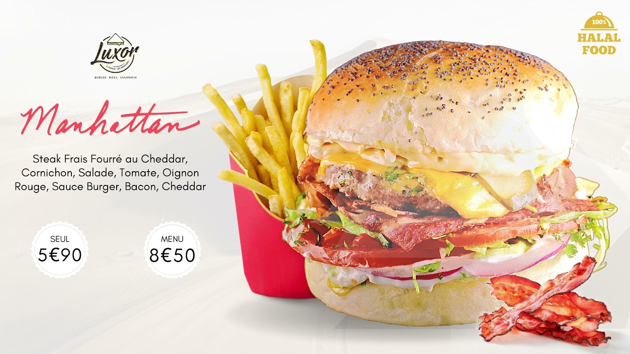 Menu Board Burger By paprika digital