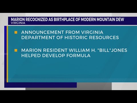 Virginia approves historical marker dubbing Marion 'Birthplace of Modern Mountain Dew'