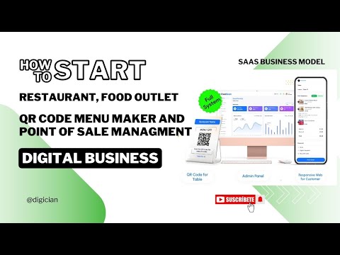 Start SaaS - QR Code Restaurant Menu Maker and Contactless Table Ordering System + Restaurant POS