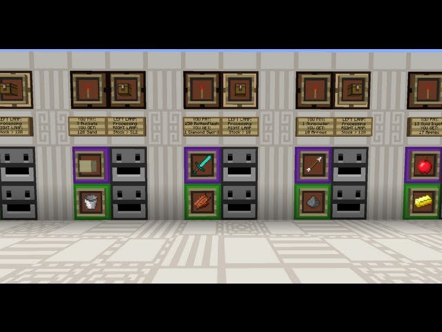 Tile-able Survival Friendly Fully Customizable Shop Minecraft Map