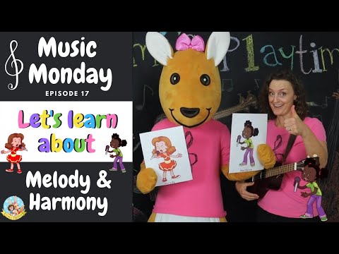 Melody and Harmony | Music Monday | Music Theory For Kids | Preschool and Kindergarten Music Class