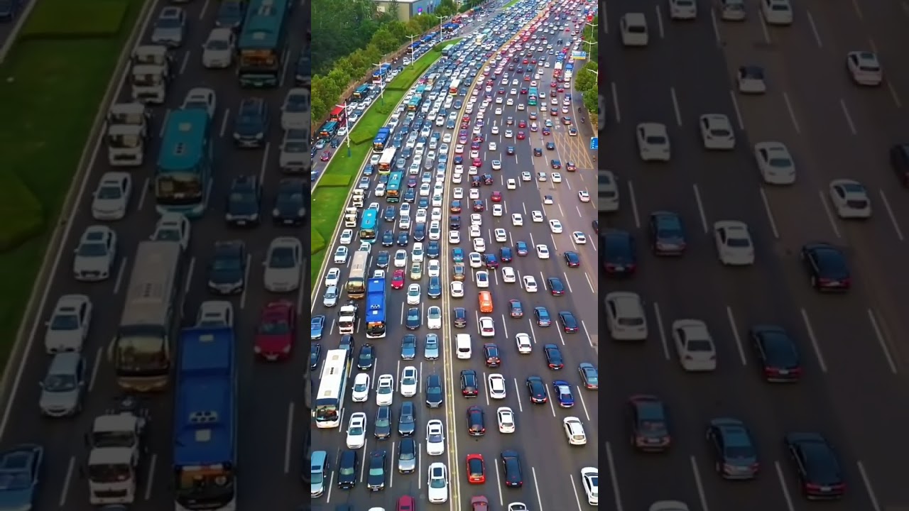 kolkata traffic Busy traffic in Kolkata - West Bengal Delhi traffic nightmare: Tailback traffic near
