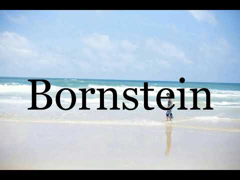 How To Pronounce Bornstein🌈🌈🌈🌈🌈🌈Pronunciation Of Bornstein