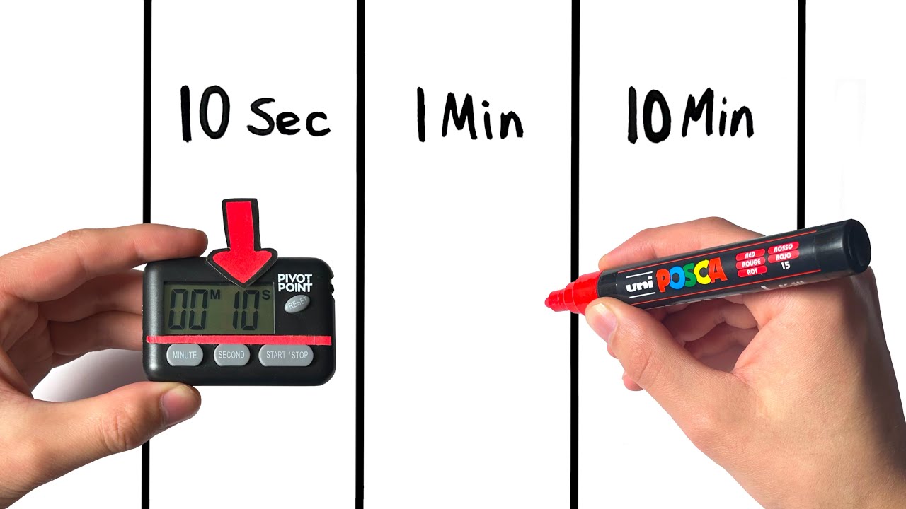 Drawing, but I ONLY have 10 Seconds…